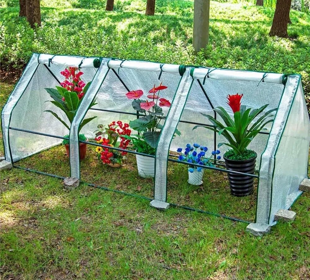 Парник, теплица арочная Chronus-OD00029-20231120B-25 2.7х0.9х0.9м, Пластикат