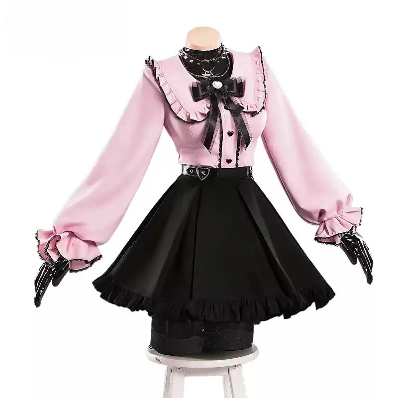 Костюм Курокава Миу HERO Cos Розовый, S, Costume No Jumpsuit