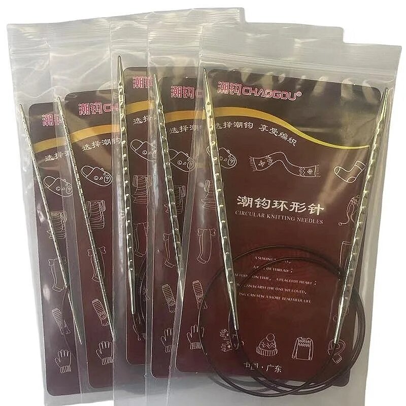 Квадратные вязальные спицы из нейлоновой нити 2.0-5.0 мм, полые металлические иглы для вязания, 3MM