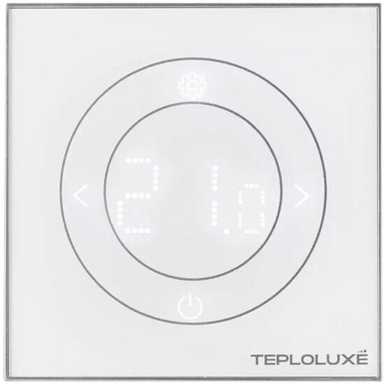 Терморегулятор Теплолюкс электронный Solus Zen Wi-Fi белый/серебро