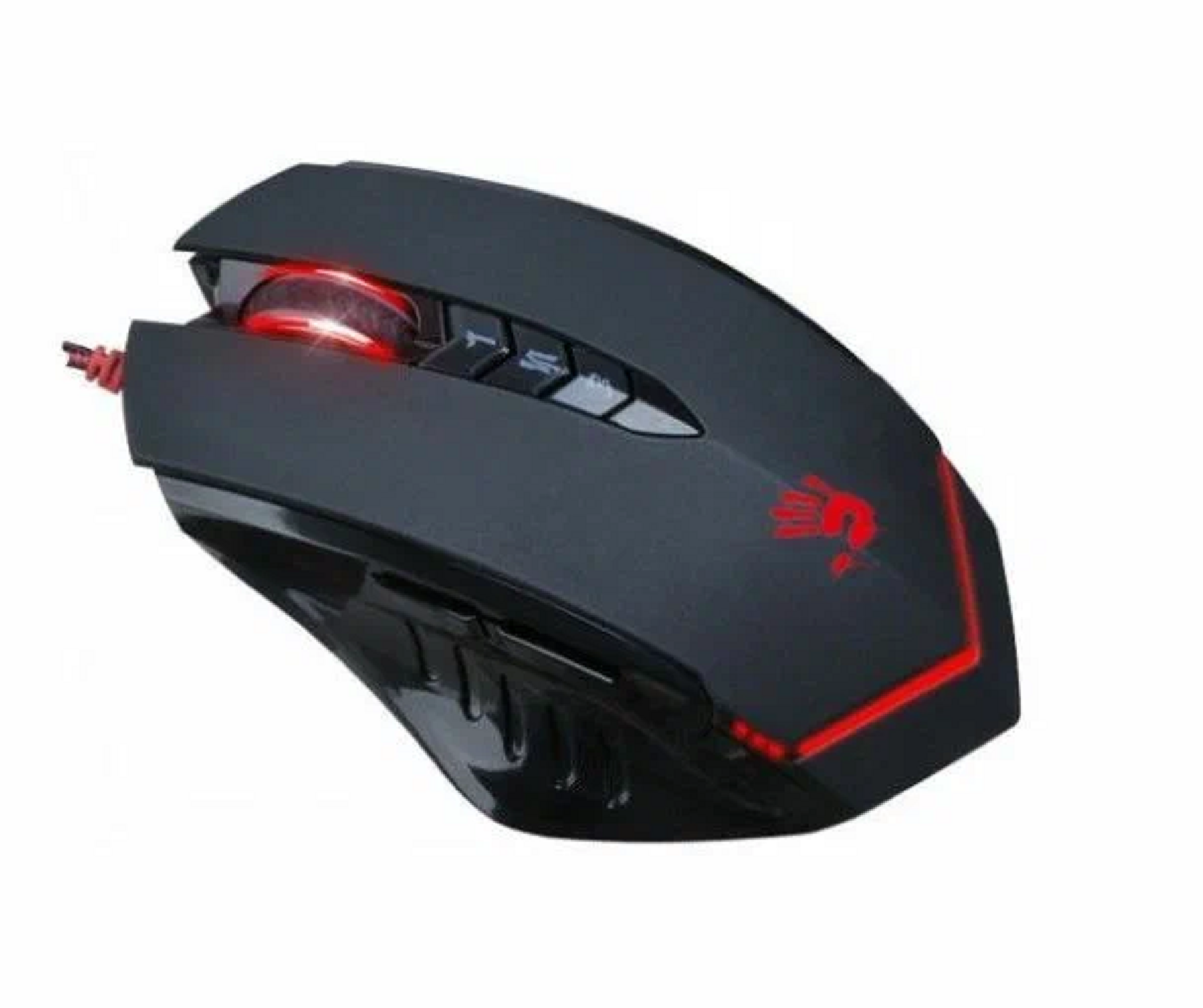 Мышь A4Tech Bloody V8, 8 кнопок, 3200 DPI, для правой руки, USB, черный
