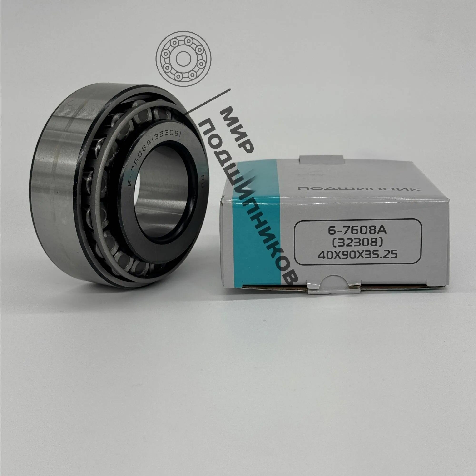 Подшипник 7608 (32308) 40х90х35.25 ступицы ЗИЛ-130, ПАЗ-3205 передней наружный