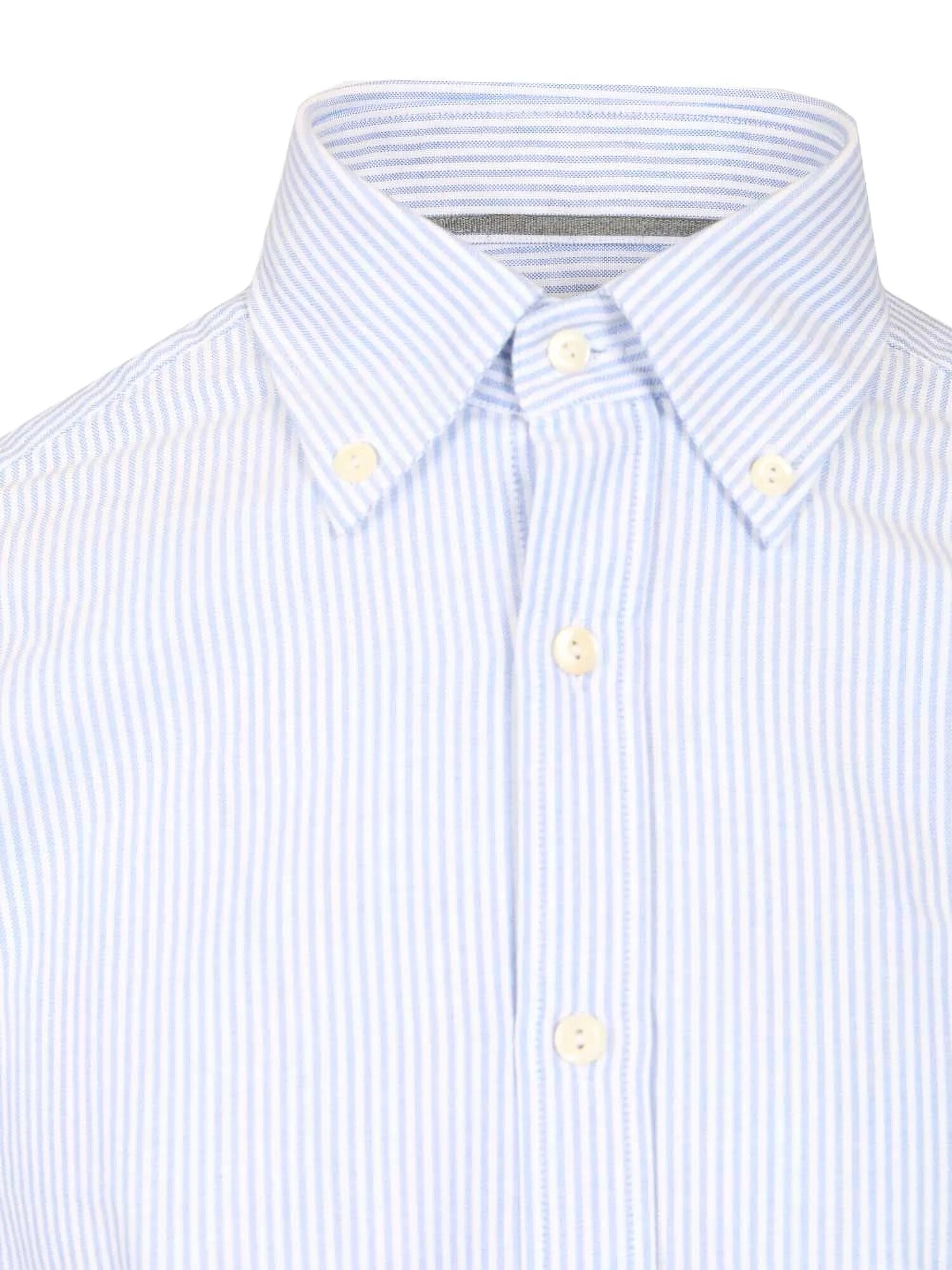 Рубашка al duca d'aosta Striped button-down shirt, размер XL, blue — фото 1