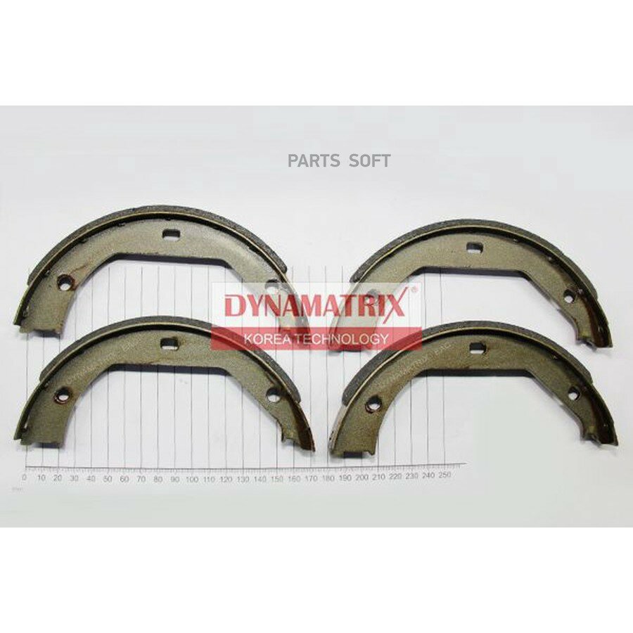 Колодки ручника Е39,46,90 / Без пружин/34416761292 / 34411163988 от официального дистрибьютора, DYNAMATRIX-KOREA, артикул DBS585