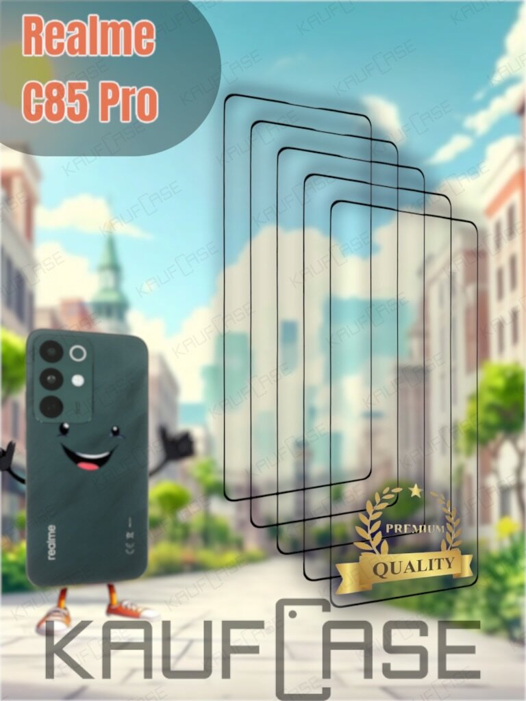 Стекло 5 шт для экрана realme C85 Pro