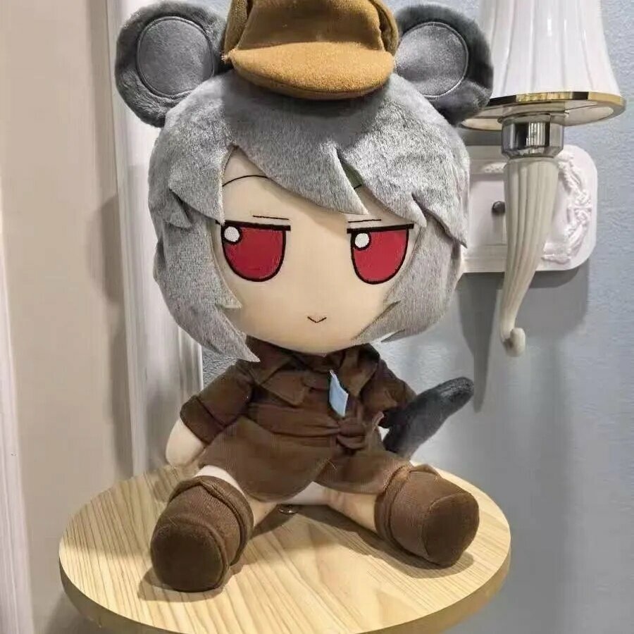 Игрушка антистресс мягкая TouHou Project Nazrin ; Назрин мягкие игрушки аниме 30СM