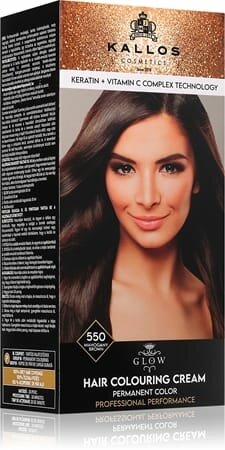 Краска для волос Kallos Glow Lasting Cream Colour, shine blond, 60 мл