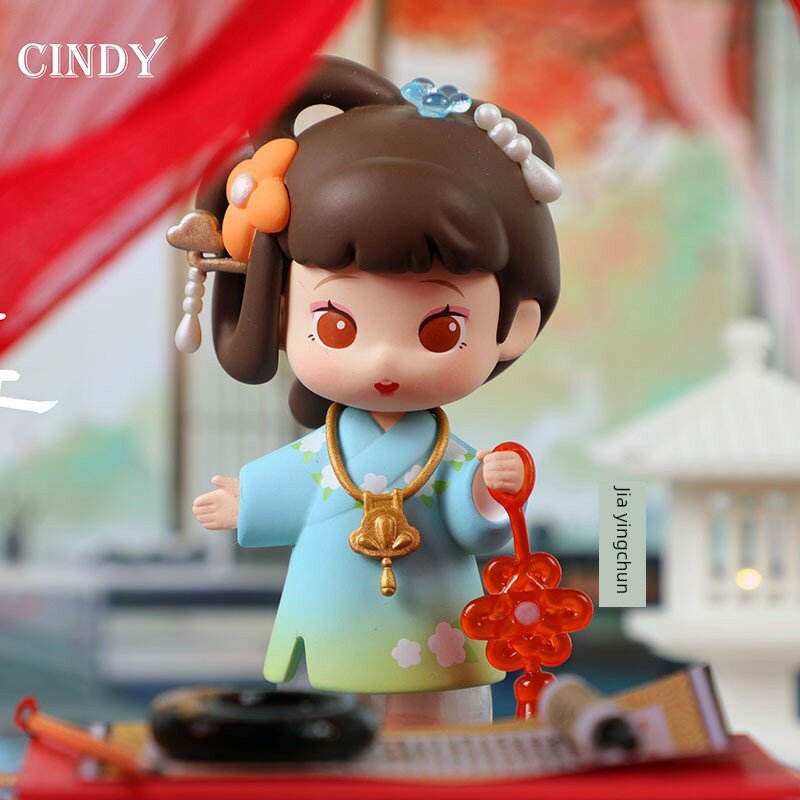 Аутентичная фигурка Qingyifang Cindy Dream of the Red Chamber в слепой упаковке, милая кукла в древнем стиле, подарок,