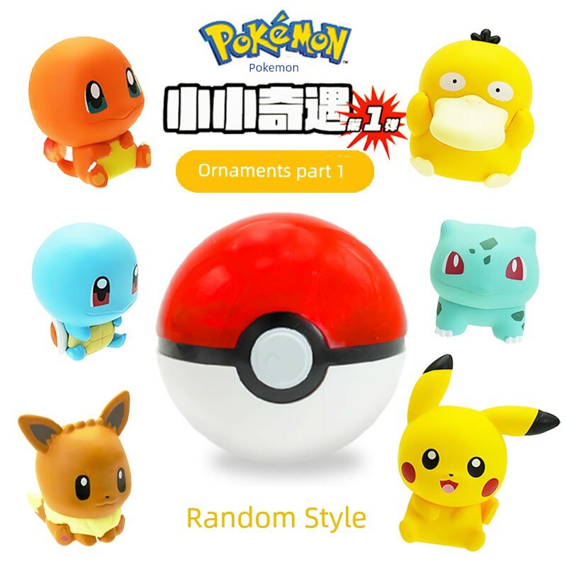 Little Adventure Series First Wave Random One Piece Official Unopened No Return - Cute Pokémon Mini Figurine Desktop