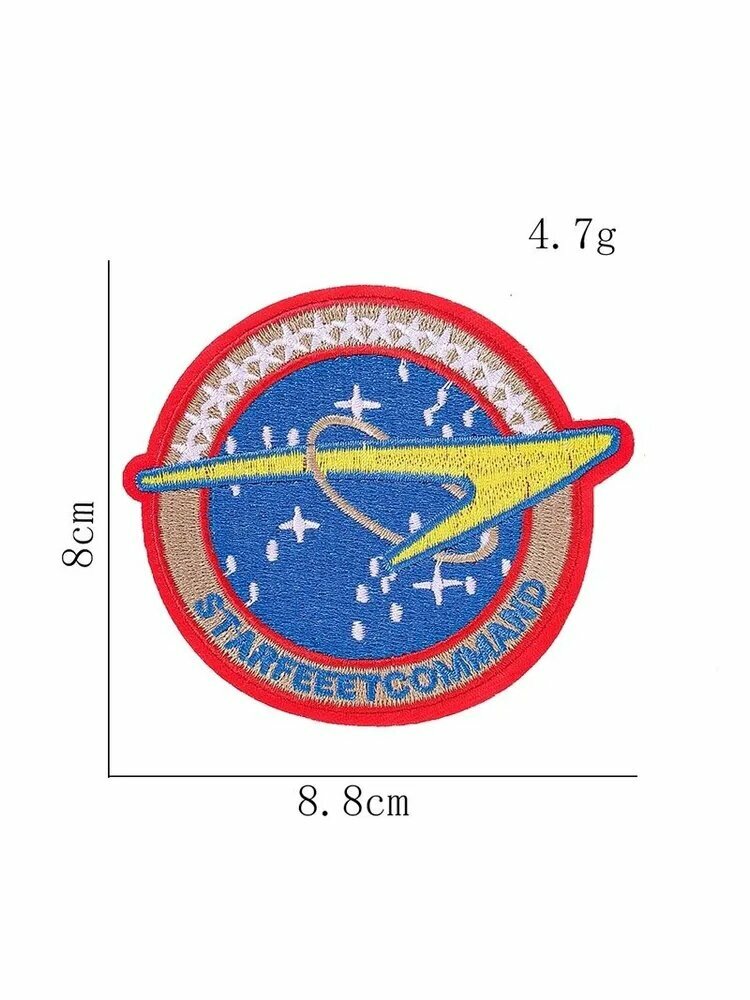 Термоклеевая нашивка космическая тематика 3 шт