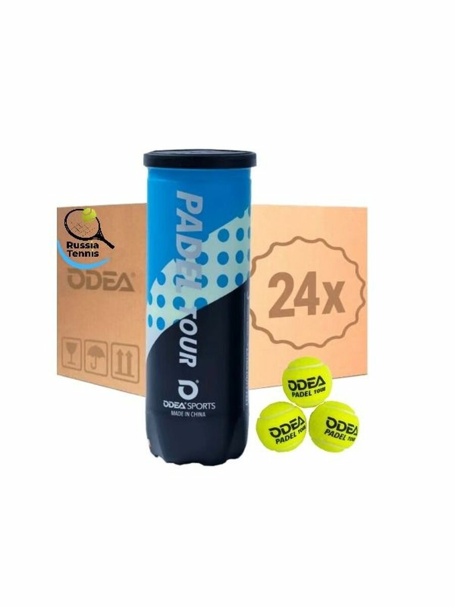 Коробка мячей для падел тенниса Odea Padel Tour
