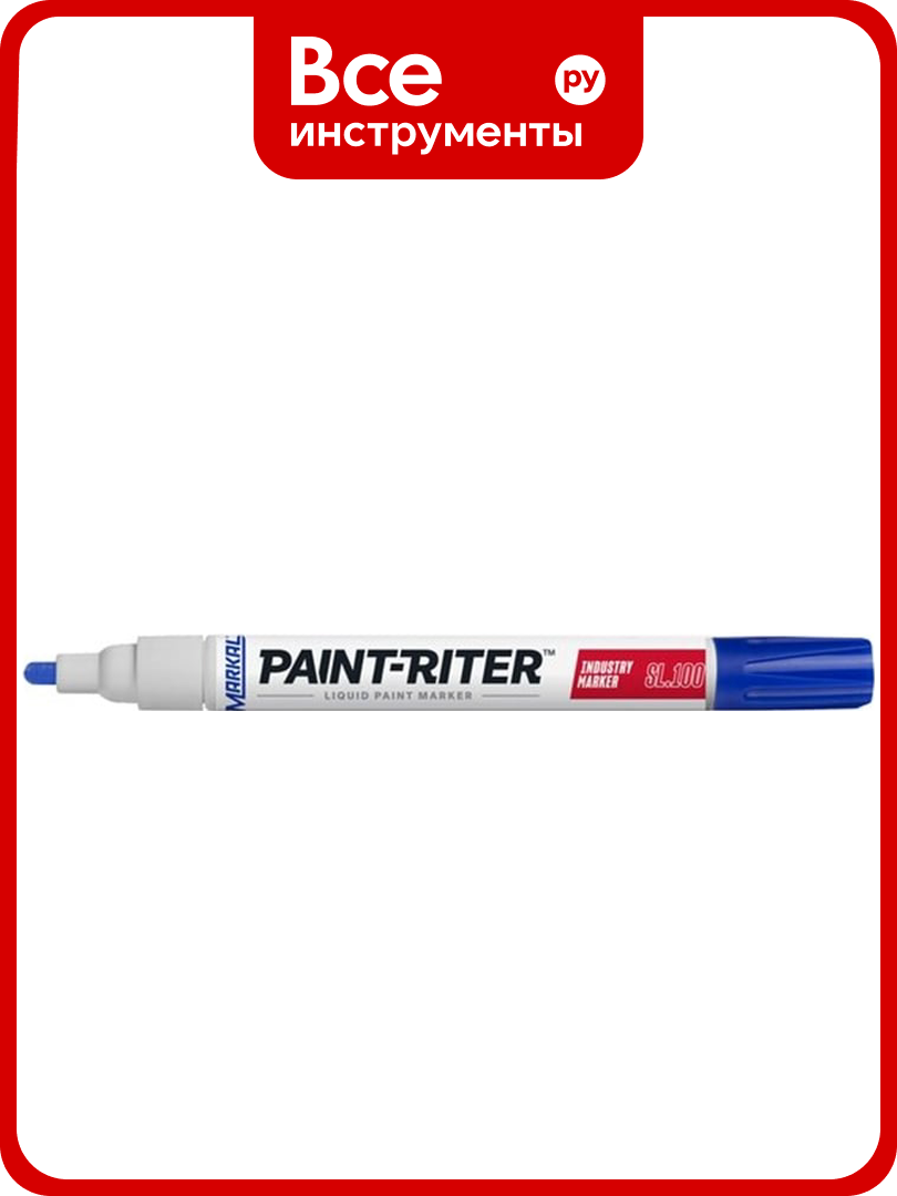 Маркер-фломастер Markal PAINT-RITER INDUSTRY MARKER SL100 BLUE / синий 31240420