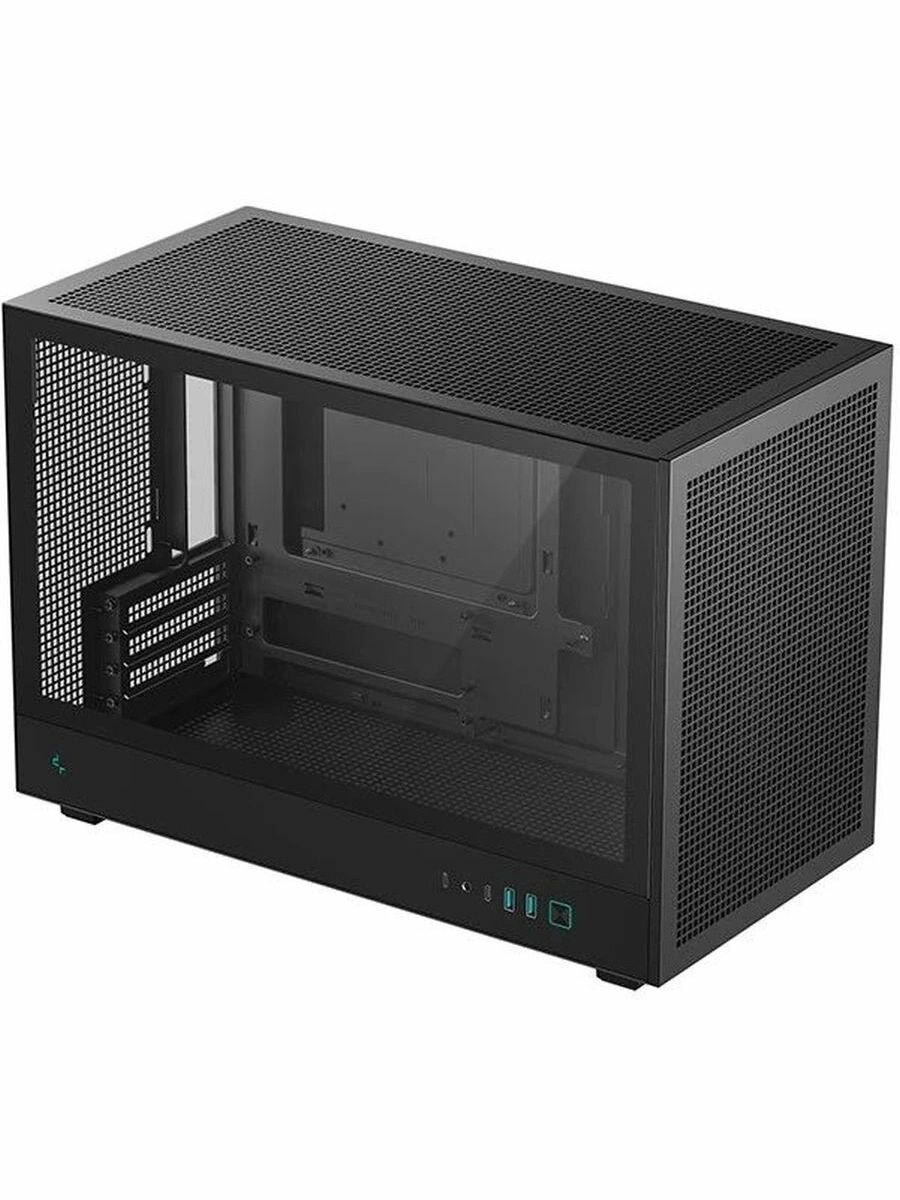 Корпус Deepcool CH260 черный без БП mATX 6x120mm 2x140mm 2xUSB3.0 bott PSU