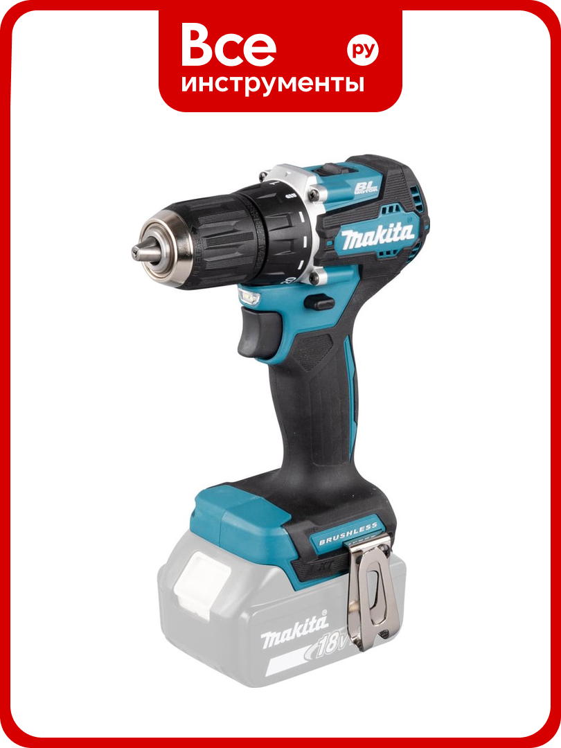 Бесщеточная аккумуляторная дрель-шуруповерт Makita XPT 18В, б\ак и з\у