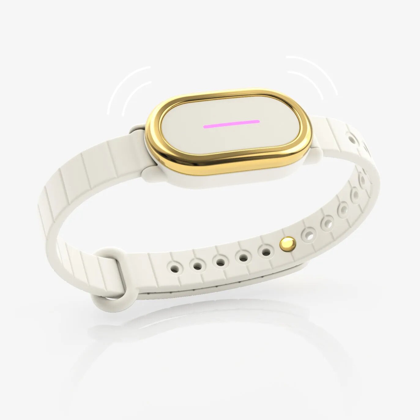 Умный браслет прикосновений Bond Touch 4 POP black, Bluetooth, сенсорный дисплей, gold/off-white