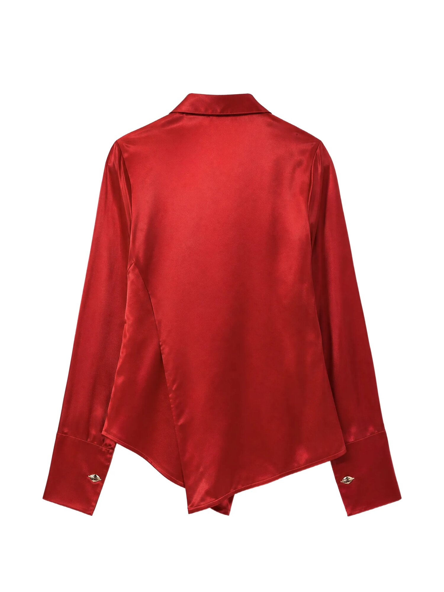 Блуза DANAME Wrap-style satin blouse, размер 42 — фото 1