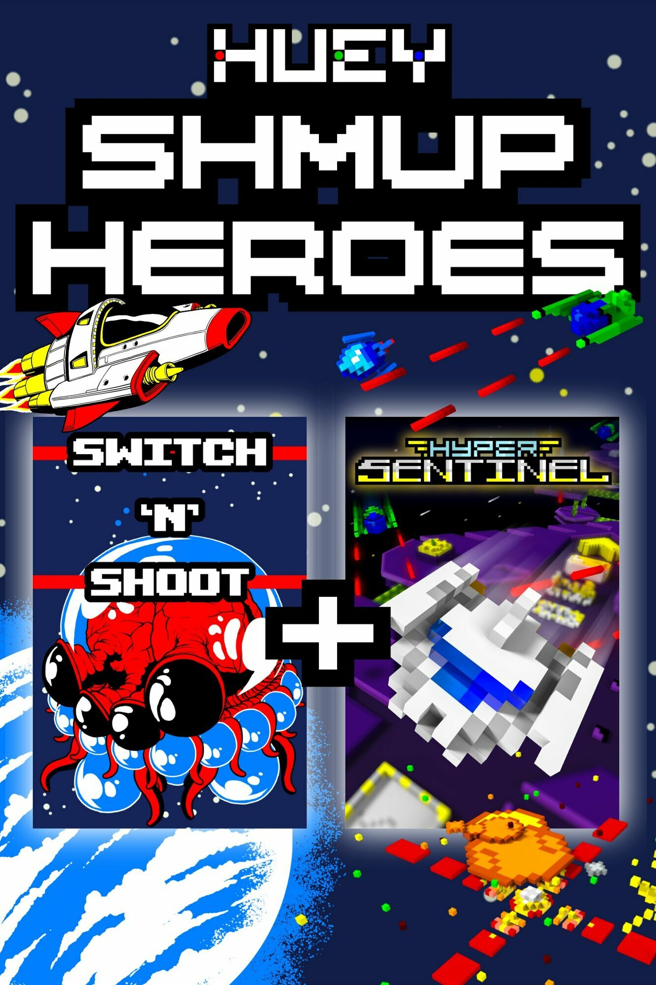 Набор Huey Shmup Heroes — Xbox Series X|S, Xbox One — Ключ активации