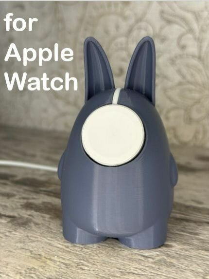 Подставка-зайчик для Apple Watch темно-серый