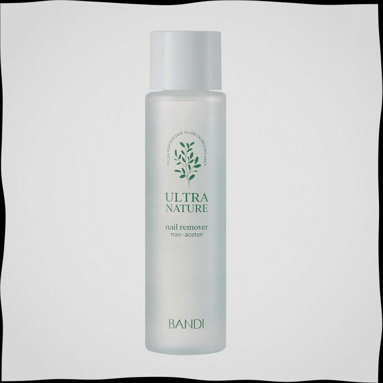 Bandi ULTRA NATURE NAIL REMOVER, Жидкость для снятия лака без ацетона ULTRA NATURE NAIL REMOVER 150 мл