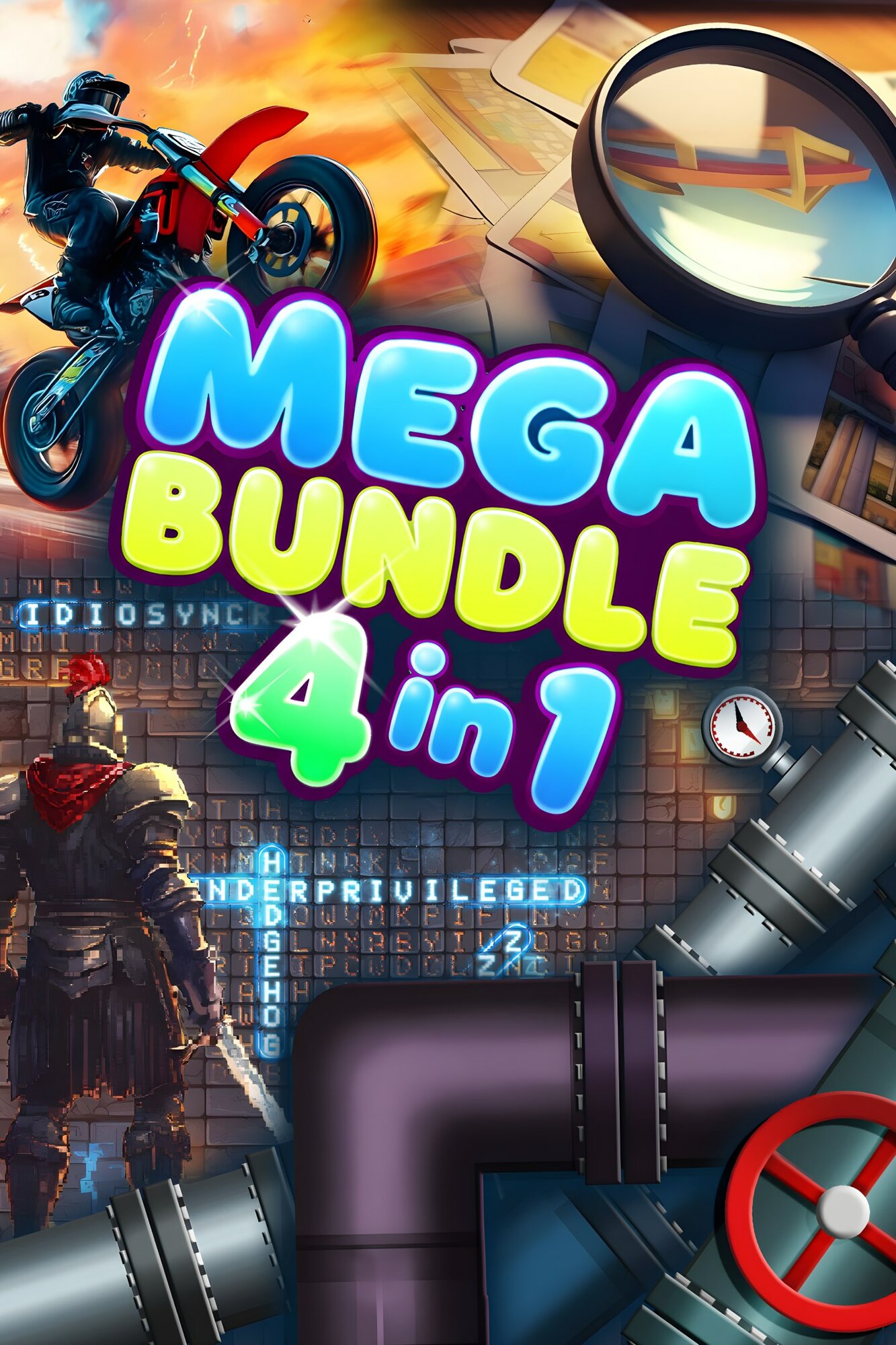 Mega Bundle 4-in-1 — ключ активации Xbox / Microsoft Store · Xbox One, Xbox Series X|S · цифровой ключ · любой регион