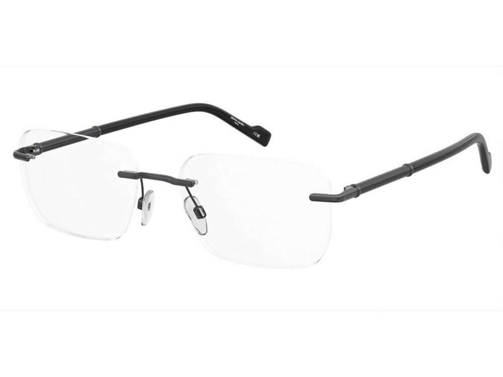 Оправа Pierre Cardin P.C. 6919 V81, тип оправы безободковая, материал оправы металл, пол мужские, форма оправы прямоугольная