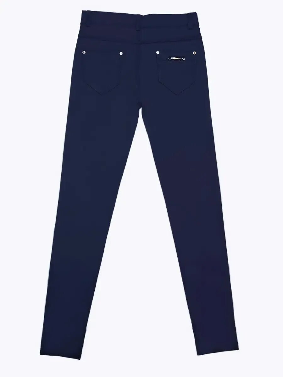 Брюки классические Yuke jeans, размер 25/158, темно-синий/синий — фото 1