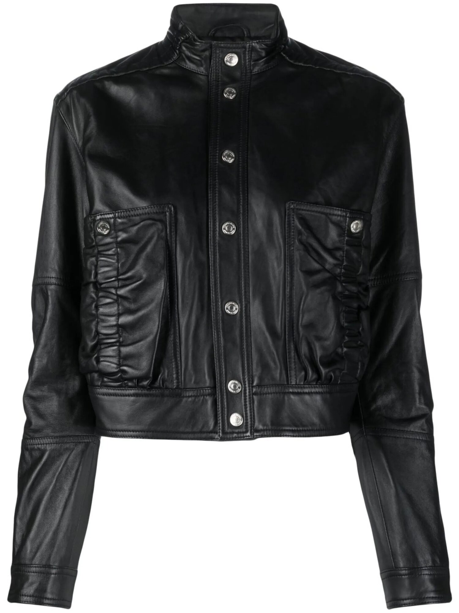 Куртка Cropped leather jacket