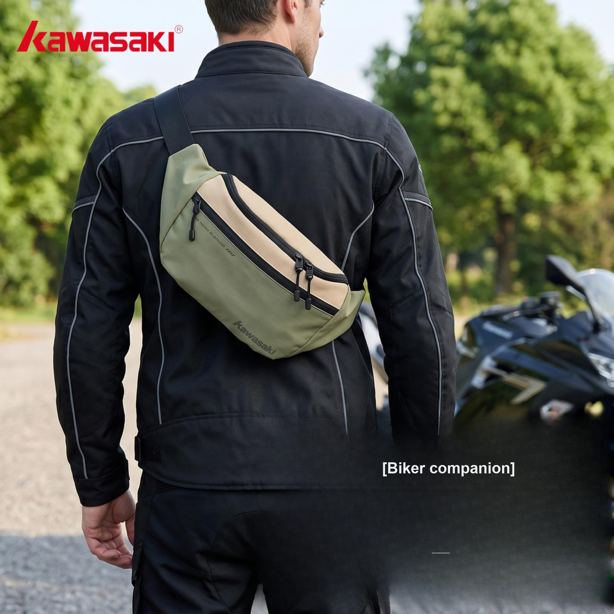 Сумка Kawasaki, фактура пэчворк — фото 1