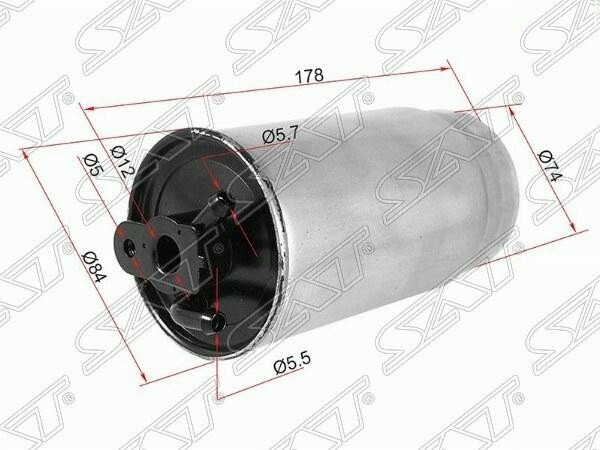 Фильтр топливный SAT ST-13327787825 BMW X5 99-06