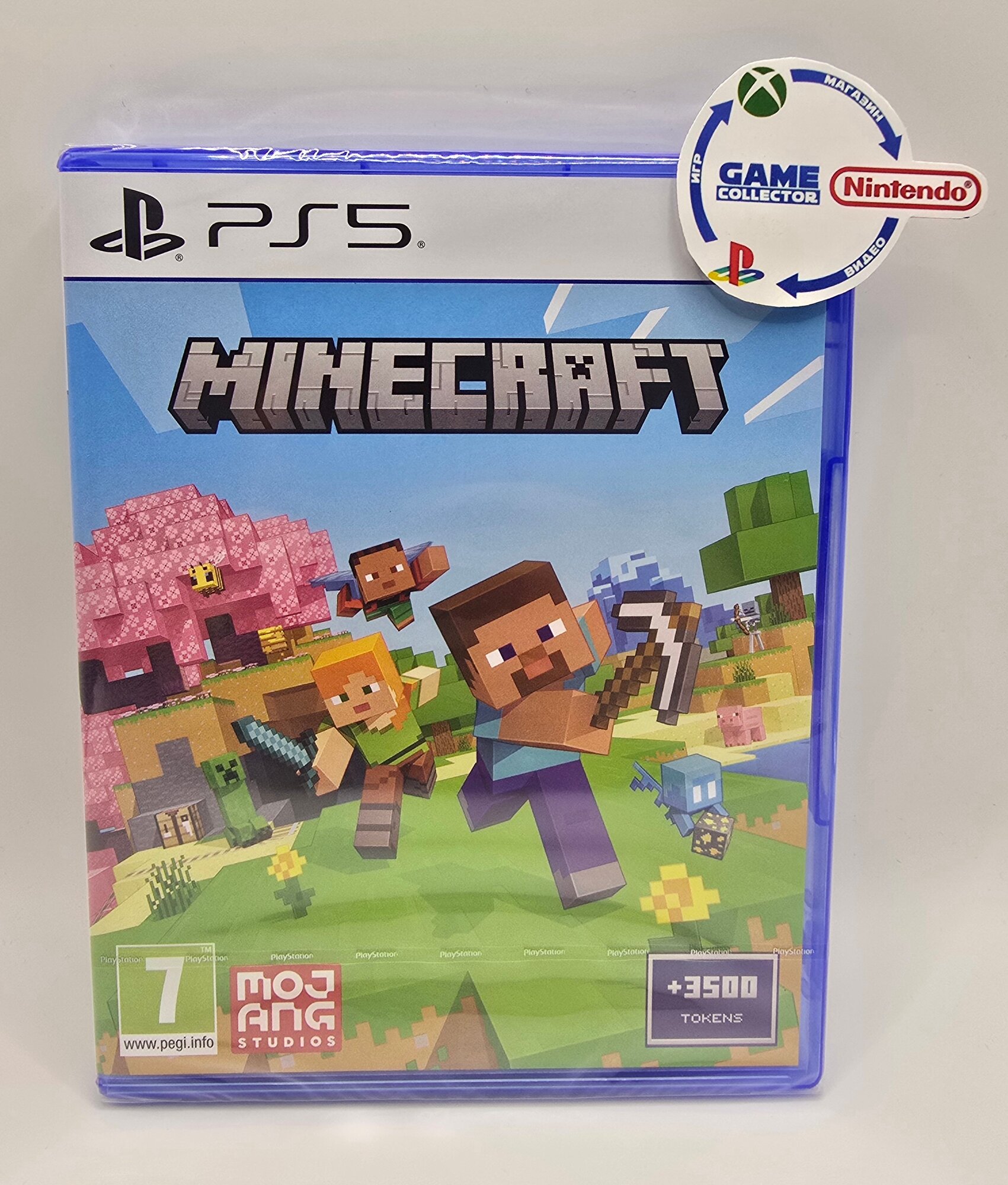 Игра Minecraft, для Sony PlayStation 5, на диске, на русском языке