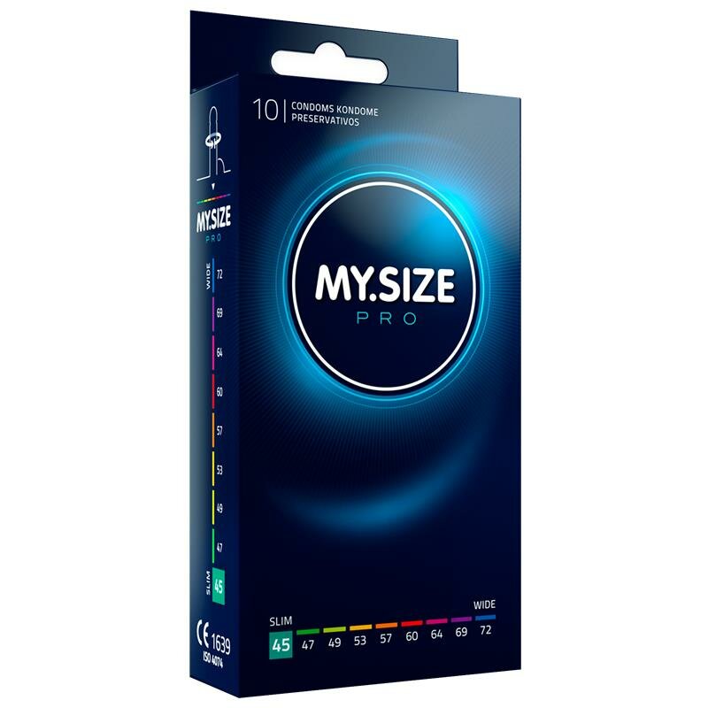 Презервативы MY.SIZE размер 45 плотнооблегающие №10, натуральный латекс