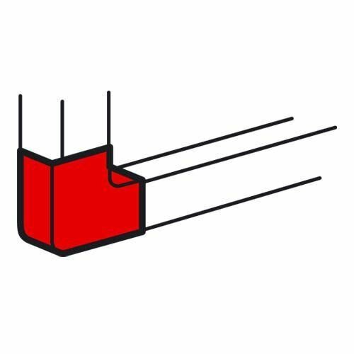 Угол для лотка Legrand плоский, 100х50 мм, пластиковый, для электромонтажа