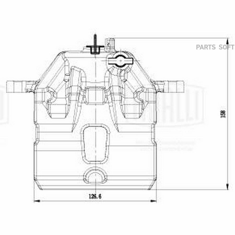 TRIALLI CF 200701 Суппорт торм. для а/м Hyundai Tucson I (04-)/Kia Sportage II (04-) перед. лев. d=60мм (CF 200701)