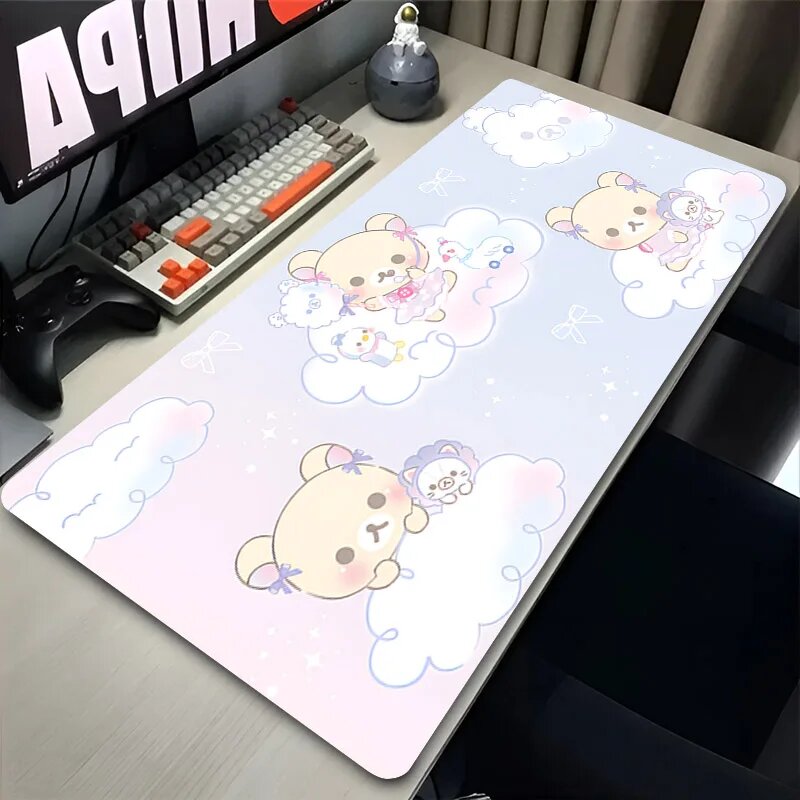 Коврик для мыши Rilakkuma на облаках, 1000x500 мм, ZY-0000011527
