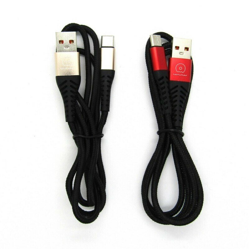 Кабель Wuw X140 для зарядки Usb-Type-c -2 шт.