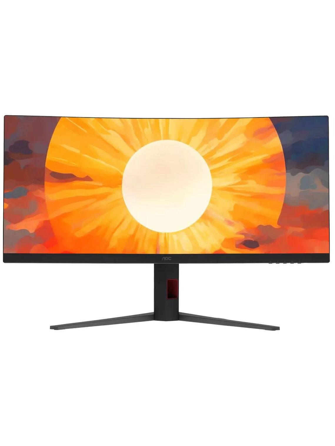 Монитор AOC CU34G4, 34", 180 Hz, изогнутый, 3440 x 1440, черный