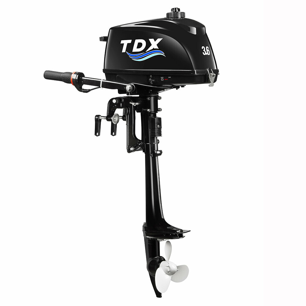Лодочный мотор "TDX T3.6FHS", бензиновый, двухтактный, мощность 3.6 л. с.