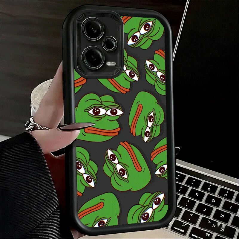 Чехол Redmi Note 13 Pro Plus с мемом Pepe