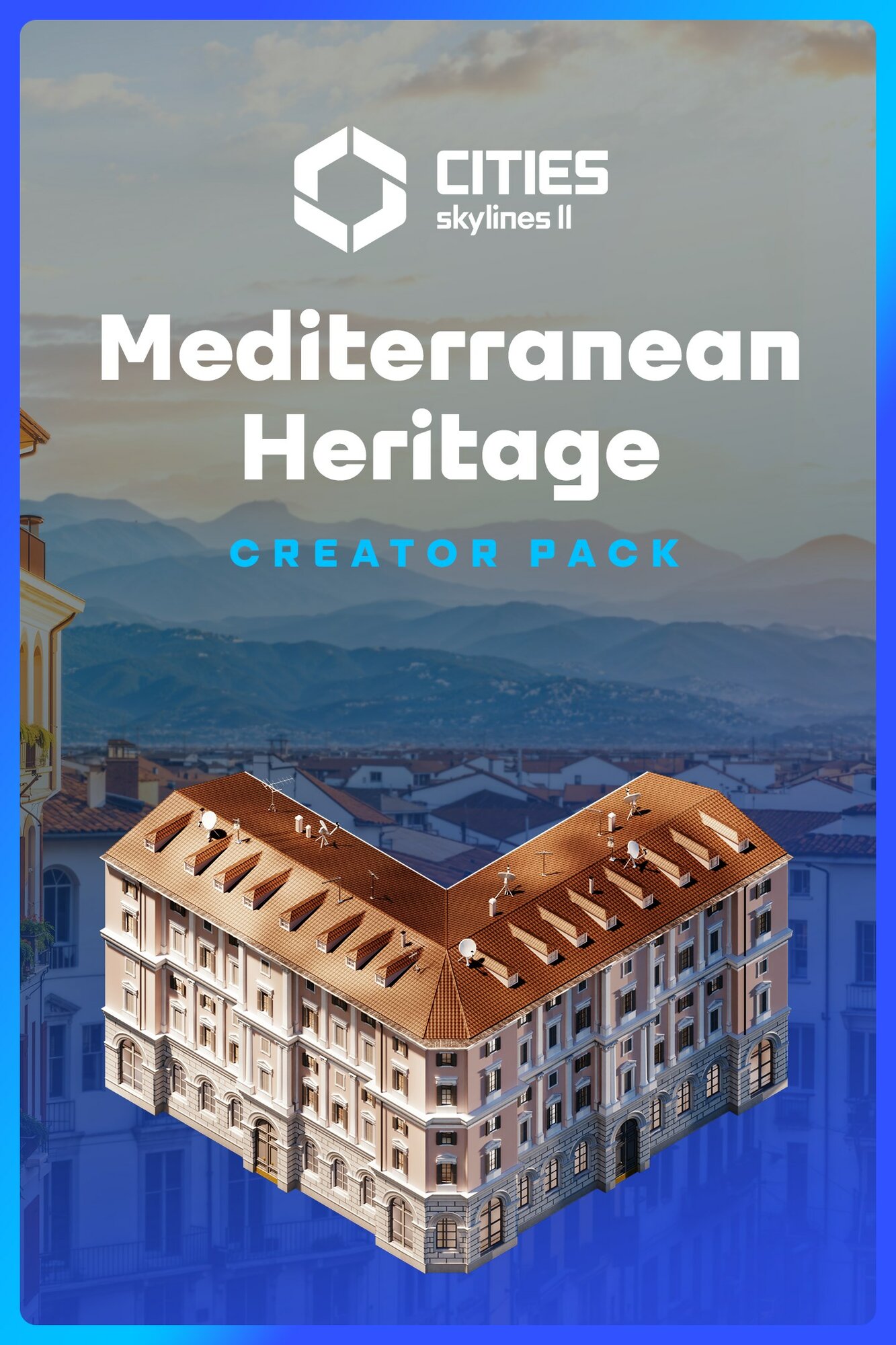 Cities: Skylines II - Creator Pack: Mediterranean Heritage — Creator Pack Mediterranean Heritage — дополнение (DLC) для Xbox / Microsoft Store · PC · цифровой ключ · нужна базовая игра