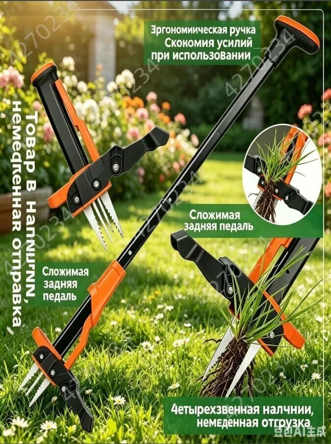 Корнеудалитель, рукоятьСталь, 26 см