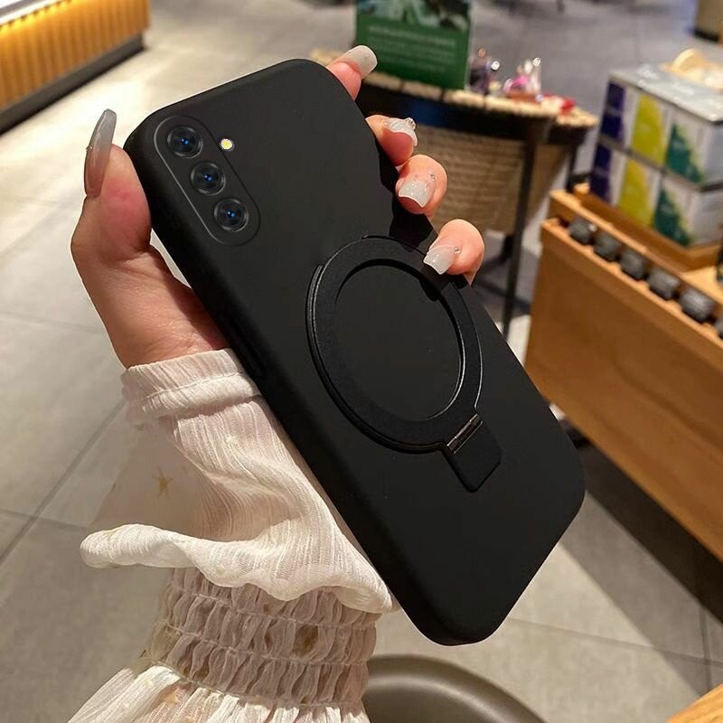 Чехол PBZZ на Samsung Galaxy s24 / Самсунг Галакси s24 силиконовый мягкий с магнитным держателем MagSafe, противоударный YTFXZJ01