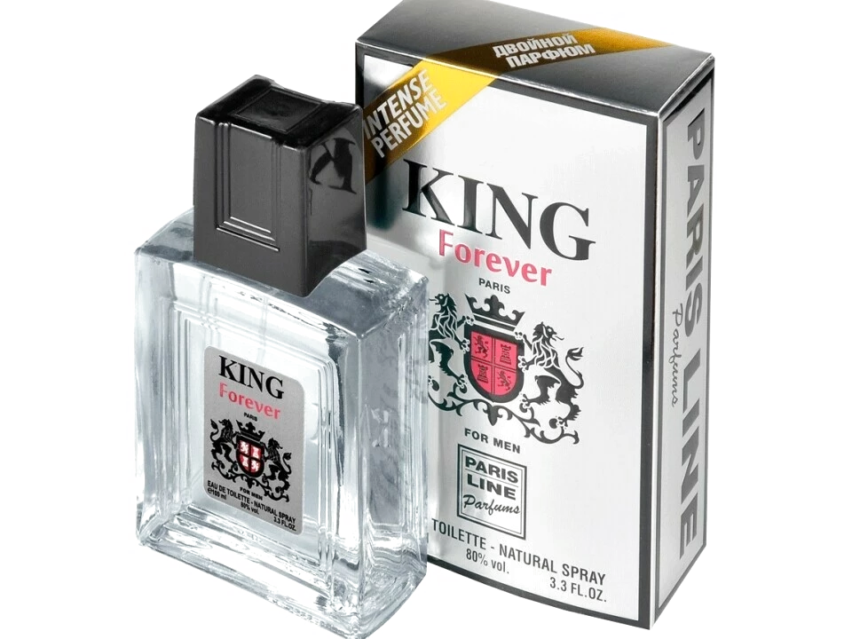 Мужские духи Paris Line Parfums King Forever 100 мл / Пари Лайн Парфамс Кинг Форевер