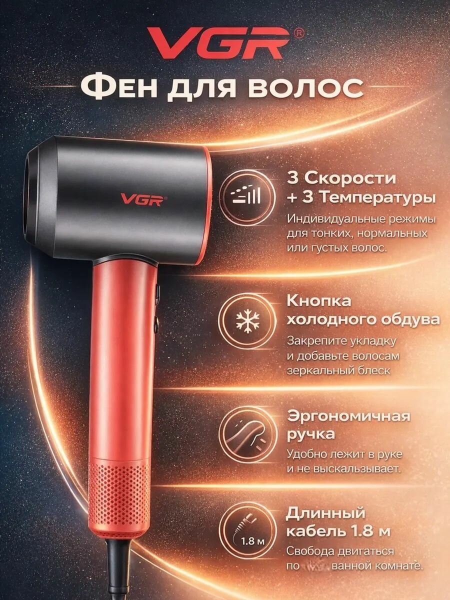 Фен для волос — фото 1