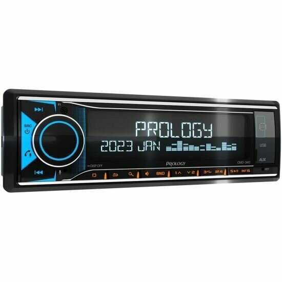 Магнитола для авто Prology CMD-340 1DIN 4x55Вт v4.2 AUX ПДУ RDS (PRCMD340)