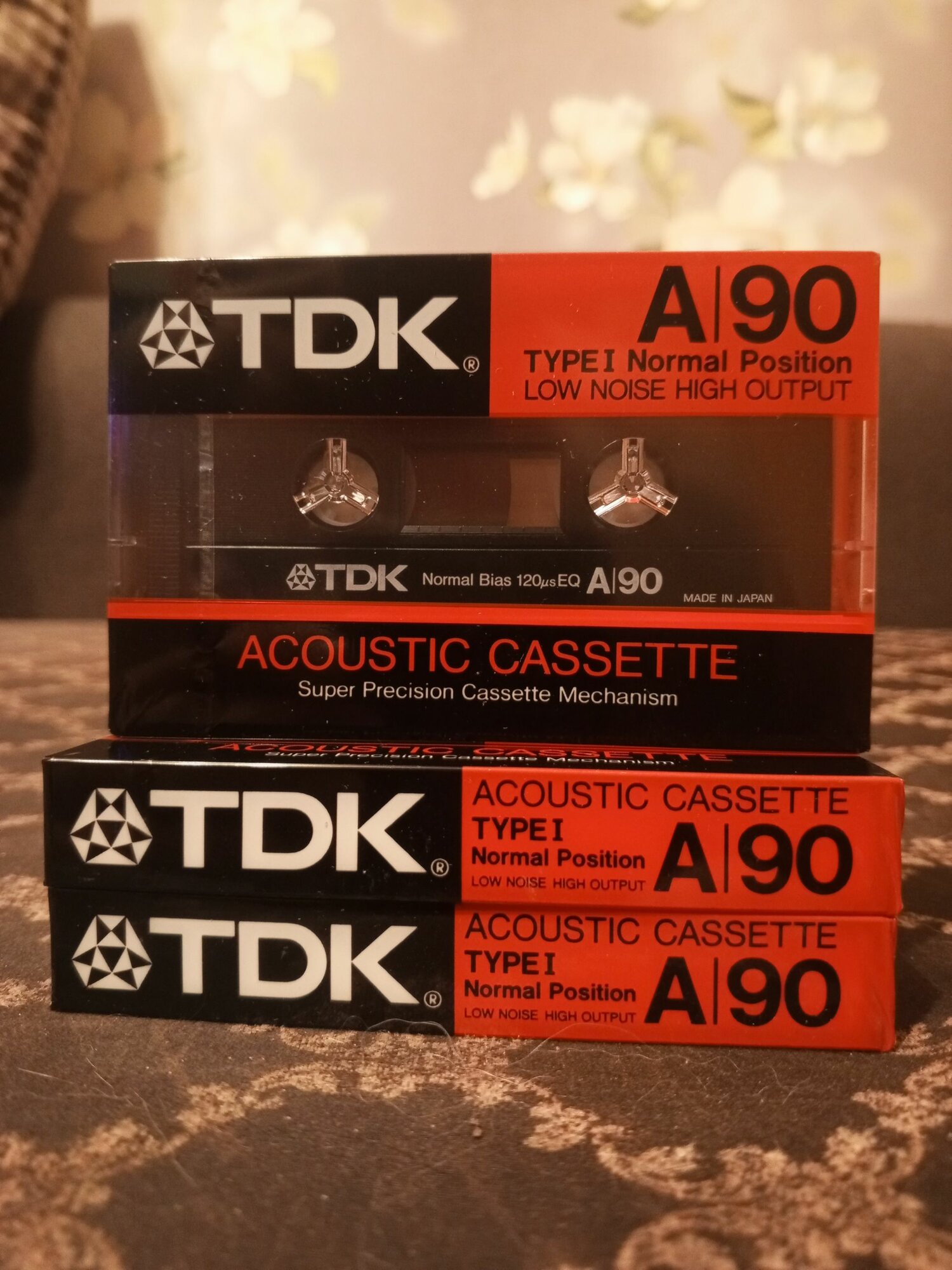 Аудиокассета TDK A90 1986г (1шт.) 90 мин.