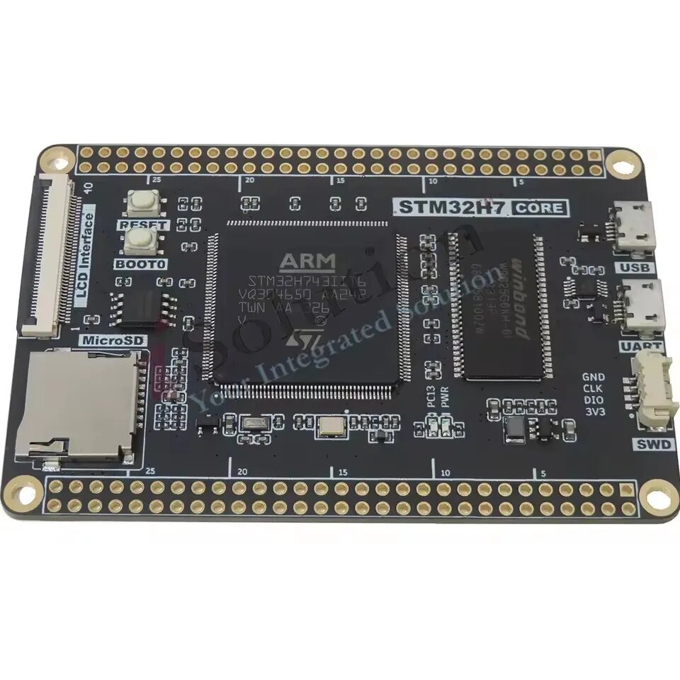 STM32H7 Core плата с 7" LCD и MicroSD
