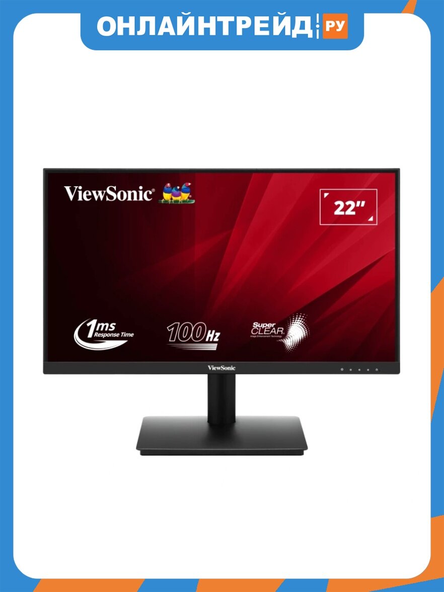 Монитор Viewsonic 21.5" VA220-H черный