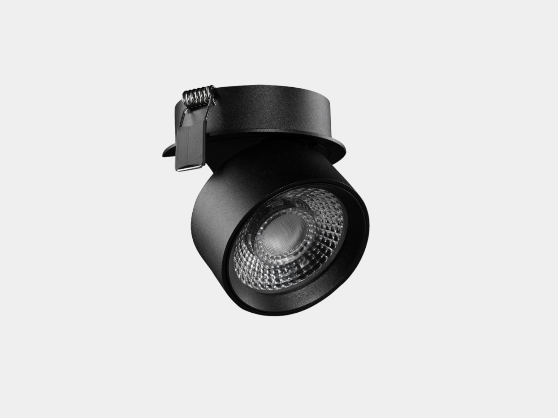 R-SRC-BL-WW Cветильник RINK, встраиваемый, 3000К, 10Вт, черный, φ83*61