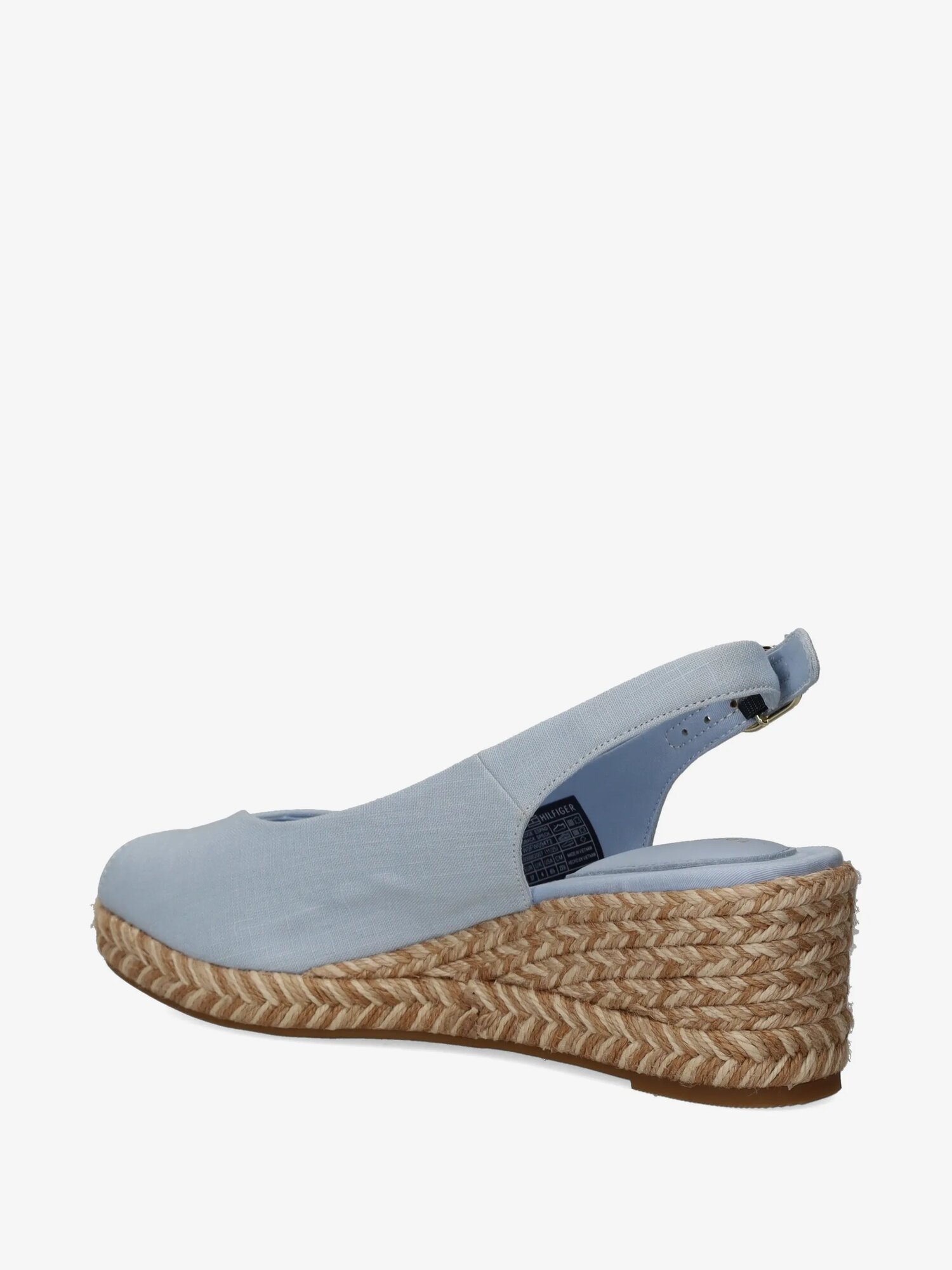 Босоножки TOMMY HILFIGER Wedge buckle sandals, размер 38, blue — фото 1