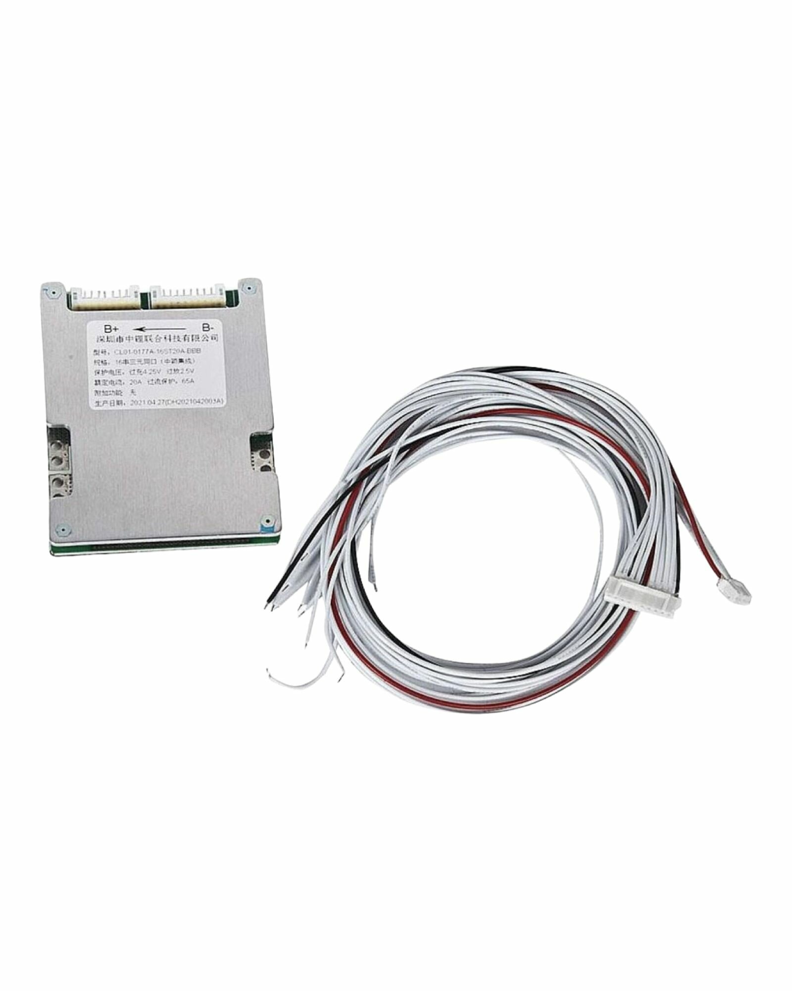 BMS плата 16ST 20A 60V для аккумуляторных батарей